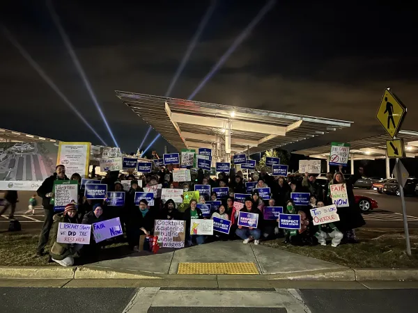 Howard County Library Workers Union Rallies For Fair Wages And Union