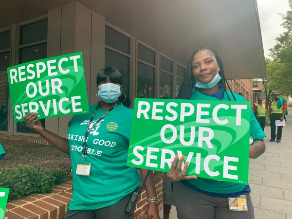 AFSCME Members Fight for $15 and Respect at the University System of ...